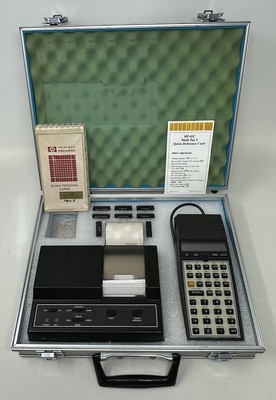 HP-41C Calculator With 9 Modules Card Reader Printer & Case Parts Or ...
