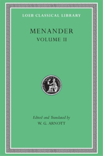 Menander Menander, Volume II (Hardback) Loeb Classical Library ...