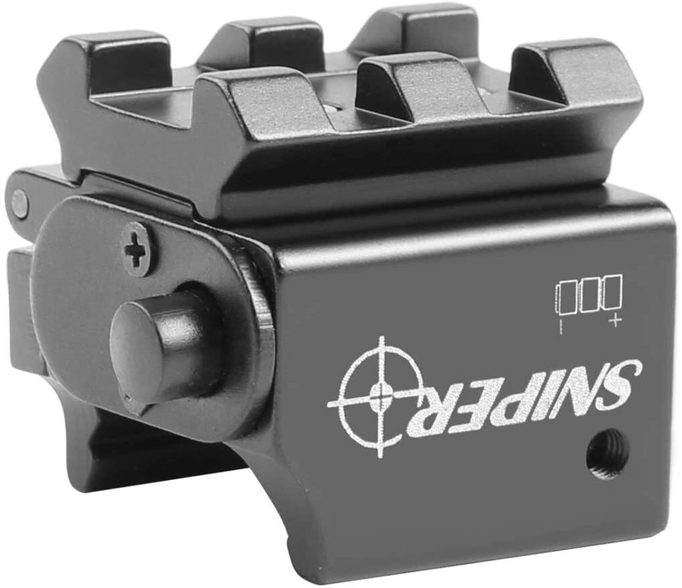 Mini Red Dot Sight Laser w/ Rail Mount f/ Pistol Handgun Low Profile ...