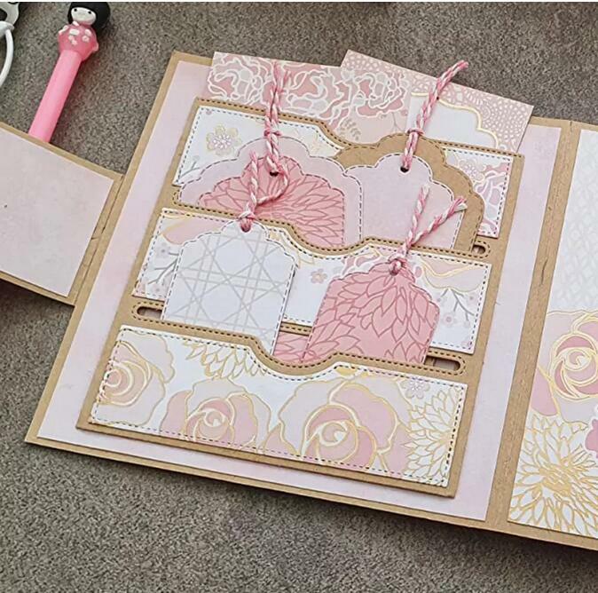 Suture Pocket Design Craft Metal Dies Cutting Die Scrapbook Album Paper ...