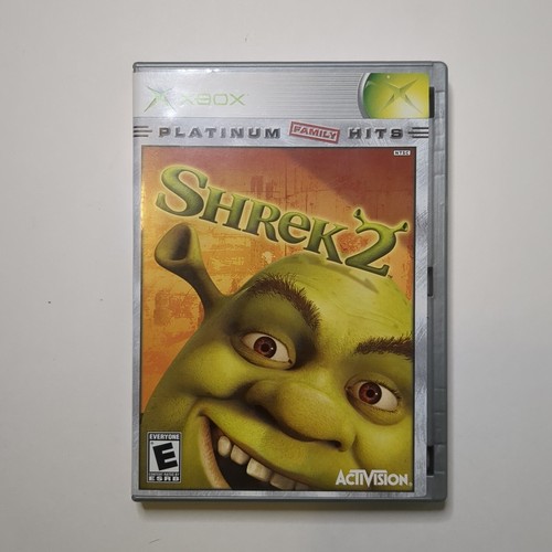 Shrek 2 Microsoft Original Xbox 2004 Platinum Hits Complete In Box w ...