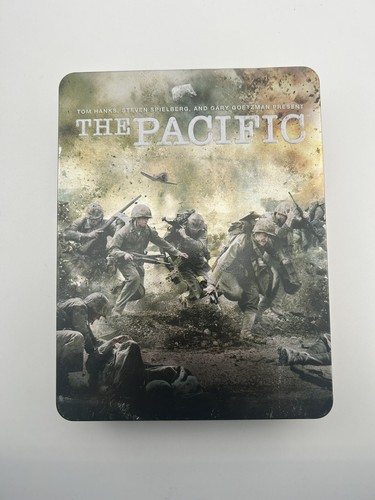 THE PACIFIC WWII War 6 DVD Tin Box Set 2010 HBO Tom Hanks Steven ...