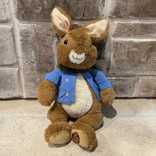 Nickelodeon Gund 2014 Peter Rabbit Plush Stuffed Bean Bag Brown Blue ...