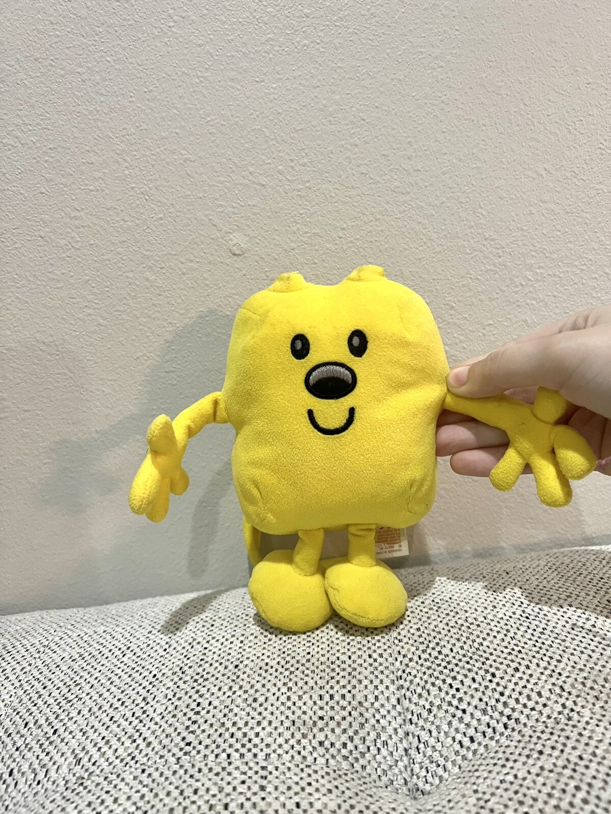 Ty Wubbzy beanie baby 7” plush (nick jr wow wow wubbzy) toy rare yellow ...