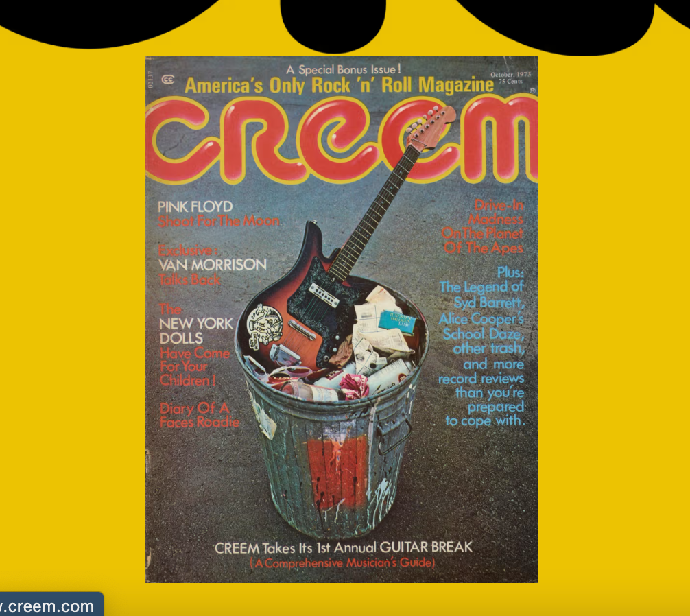 CREEM MAGAZINE-OCTOBER 1973! VINTAGE!! RARE!! | eBay