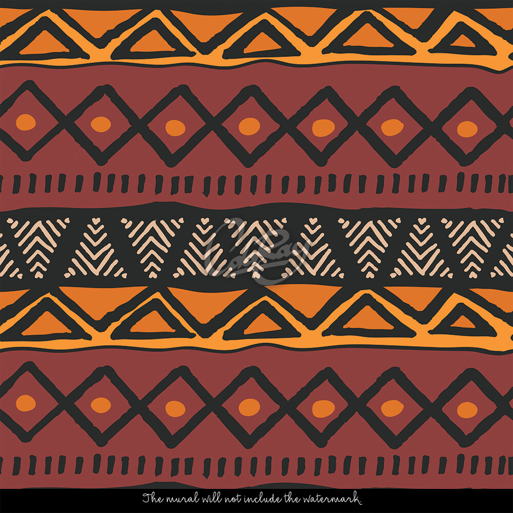 Ethnic African design Removable wallpaper wall mural large Home Decor ...