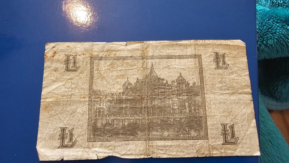 Bank of Scotland £1 note Large Note Edinburgh 15 th February 1940 | eBay UK