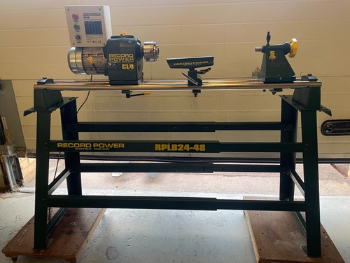 Record Power CL4 Wood Turning Lathe Variable Speed on Stand | eBay UK