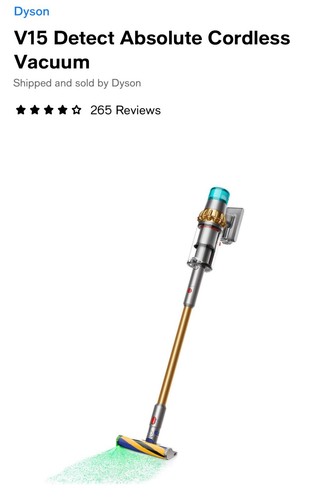 Brand New IN BOX Dyson vacuum v15 detect absolute cordless vacuum | eBay