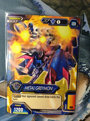 Digimon Fusion New World "Metal Greymon" B1-021 SR X1 | eBay