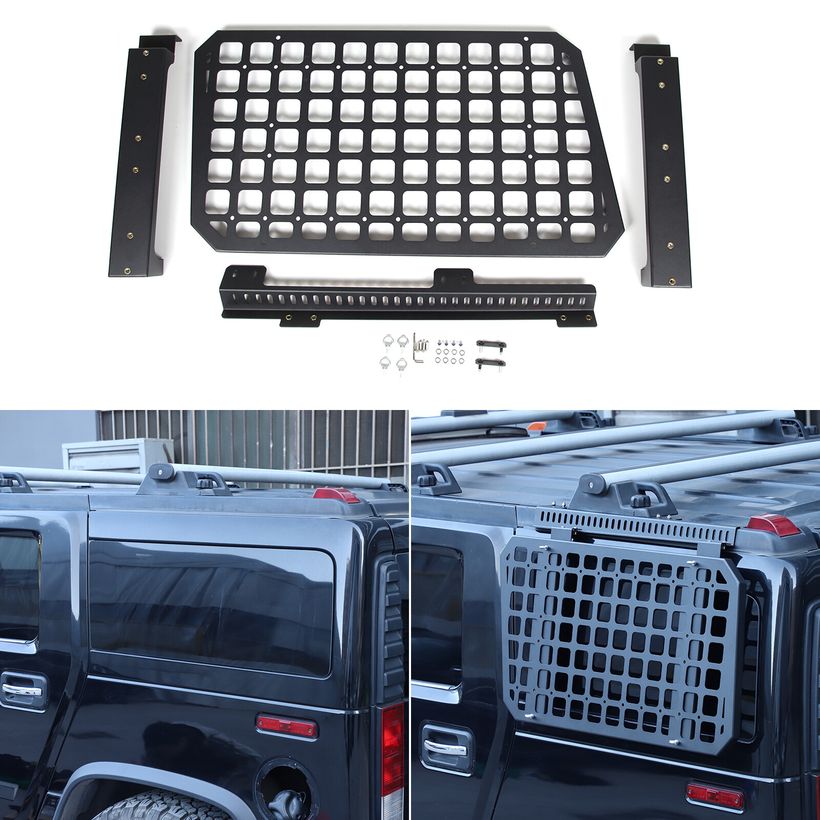 Fits 03-09 Hummer H2 Driver Side Trunk Exterior Window Molle Panel ...