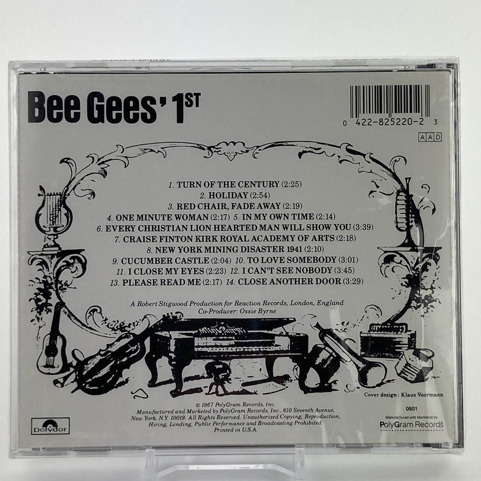 Bee Gees' 1st by Bee Gees (NEW SEALED CD, Apr-1995, Polydor 825 220-2 ...