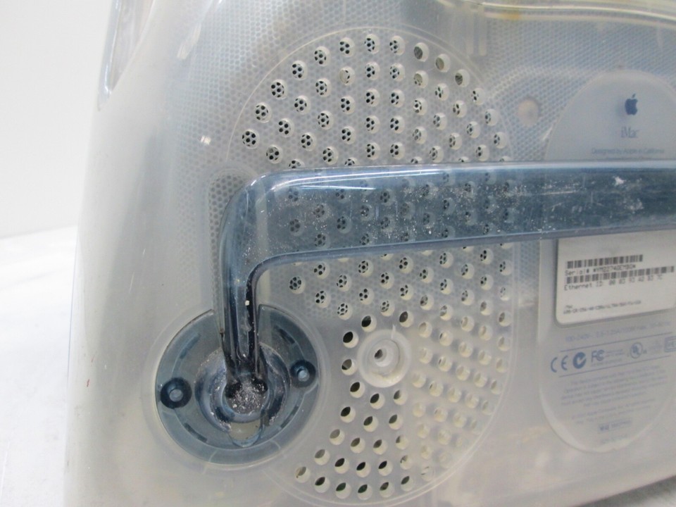 Apple M5521 iMac G3 Graphite PPC G3 600MHz 512MB Ram 60GB HDD Mac OS 9. ...