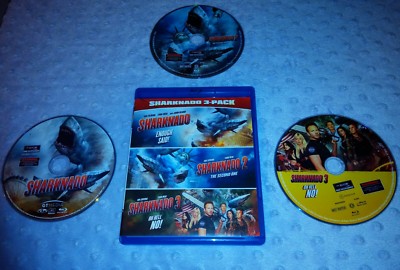 Sharknado Triple Feature Blu-ray Disc 3-Disc Set HALLOWEEN HORROR ...
