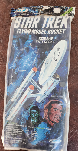 Estes Star Trek Starship Enterprise Flying Model Rocket Kit FACTORY ...
