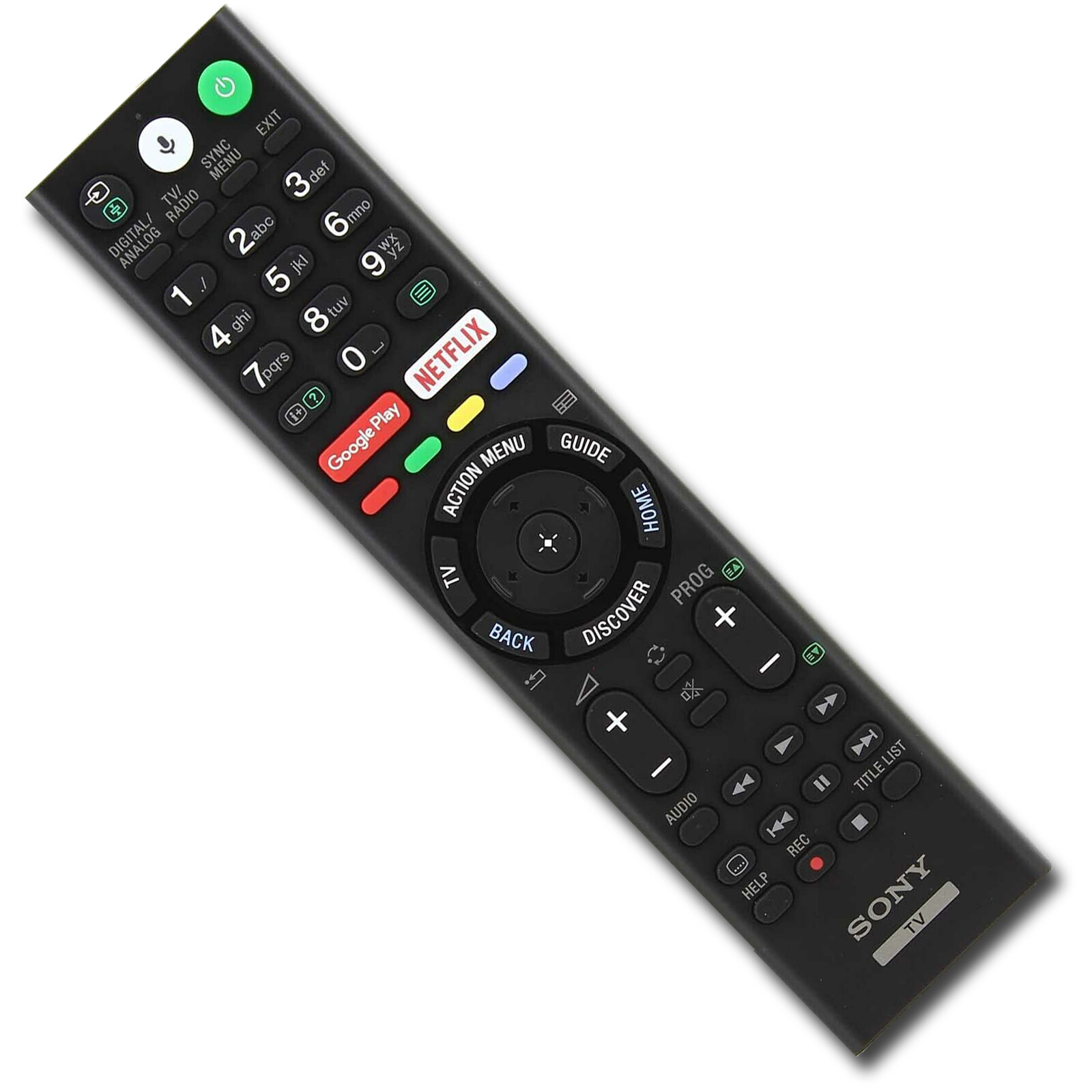 Genuine Original Sony Bravia TV RMF-TX300E Voice Remote Control Netflix ...