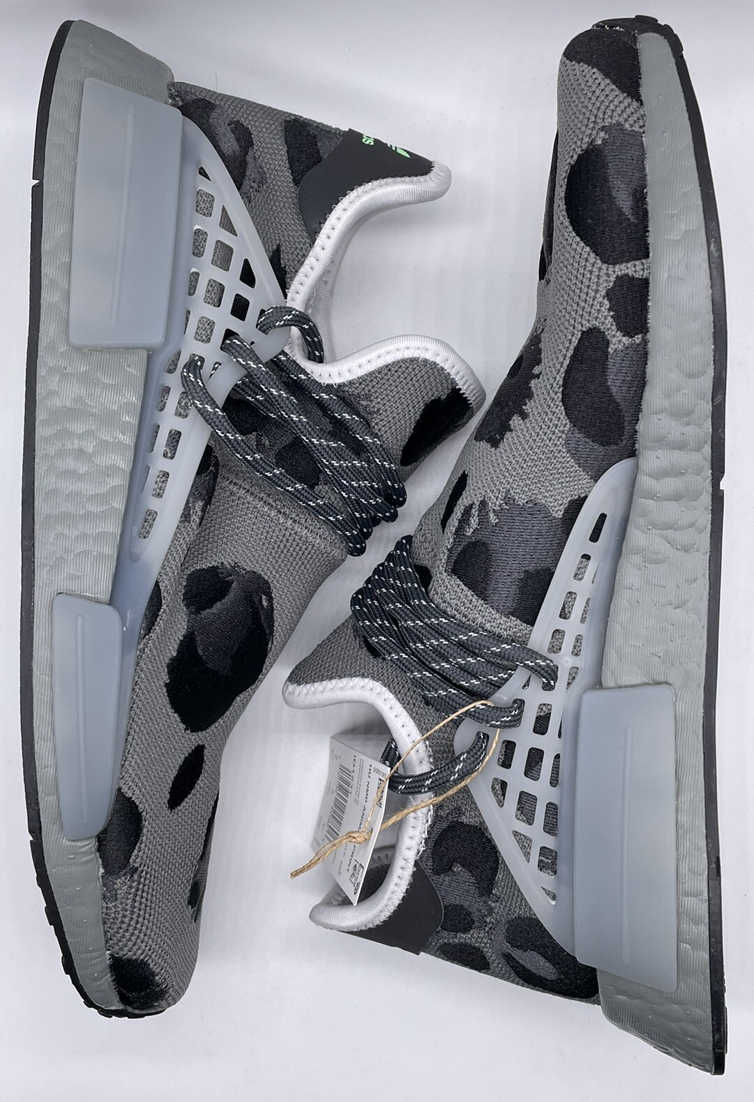 adidas Pharrell x NMD Human Race Animal Print Ash ID1531 Size 8.5 NWOB ...