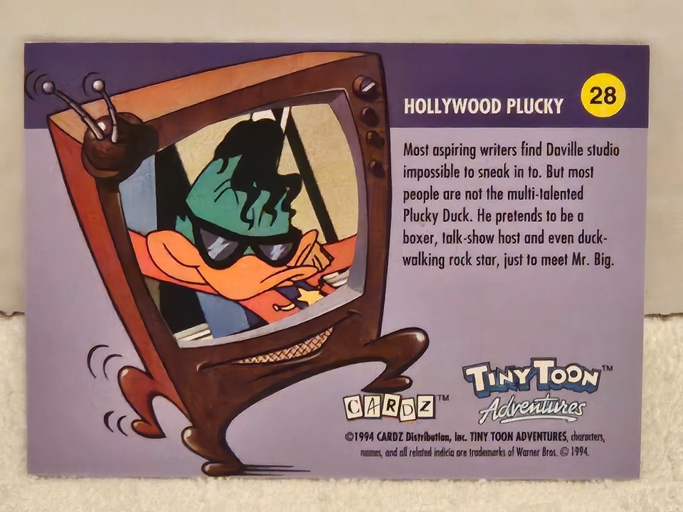 1994 Cardz Tiny Toon Adventures Trading Cards You-Pick - Complete your ...