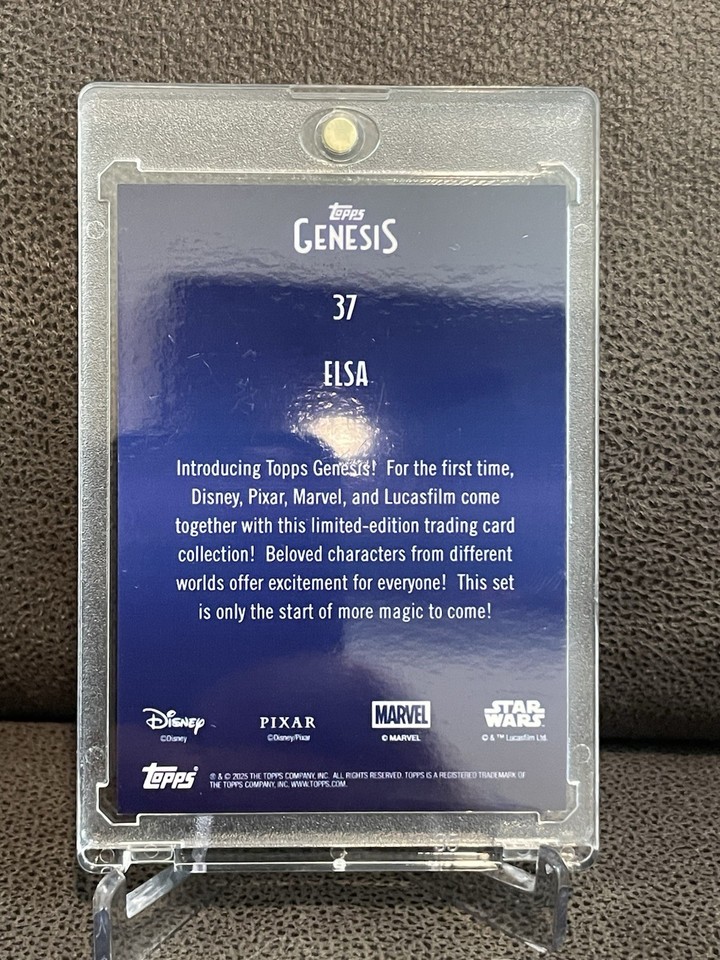 🔥Elsa 2025 Topps Disney Genesis Blue Foil /75 | eBay