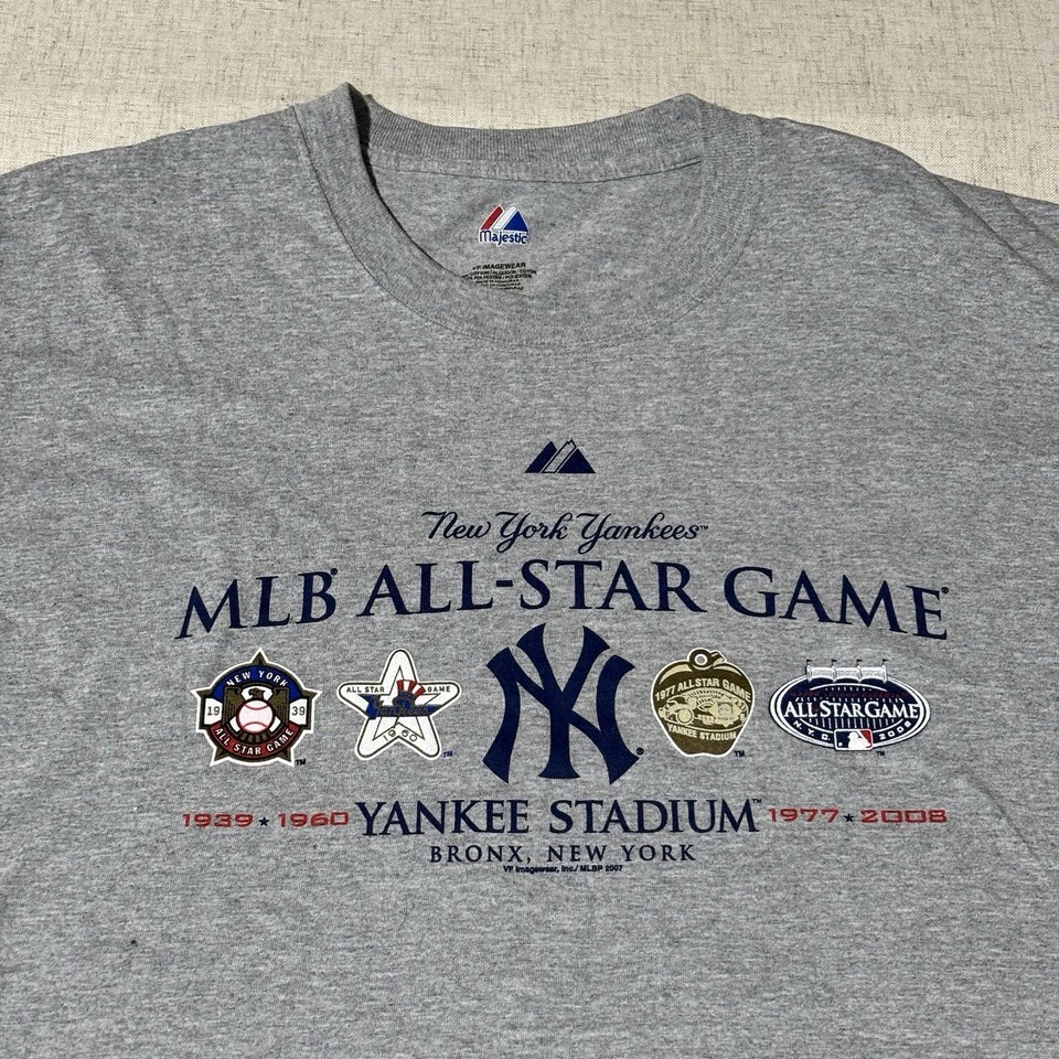 Majestic New York Yankees 2008 MLB All Star Game T Shirt Yankee Stadium ...