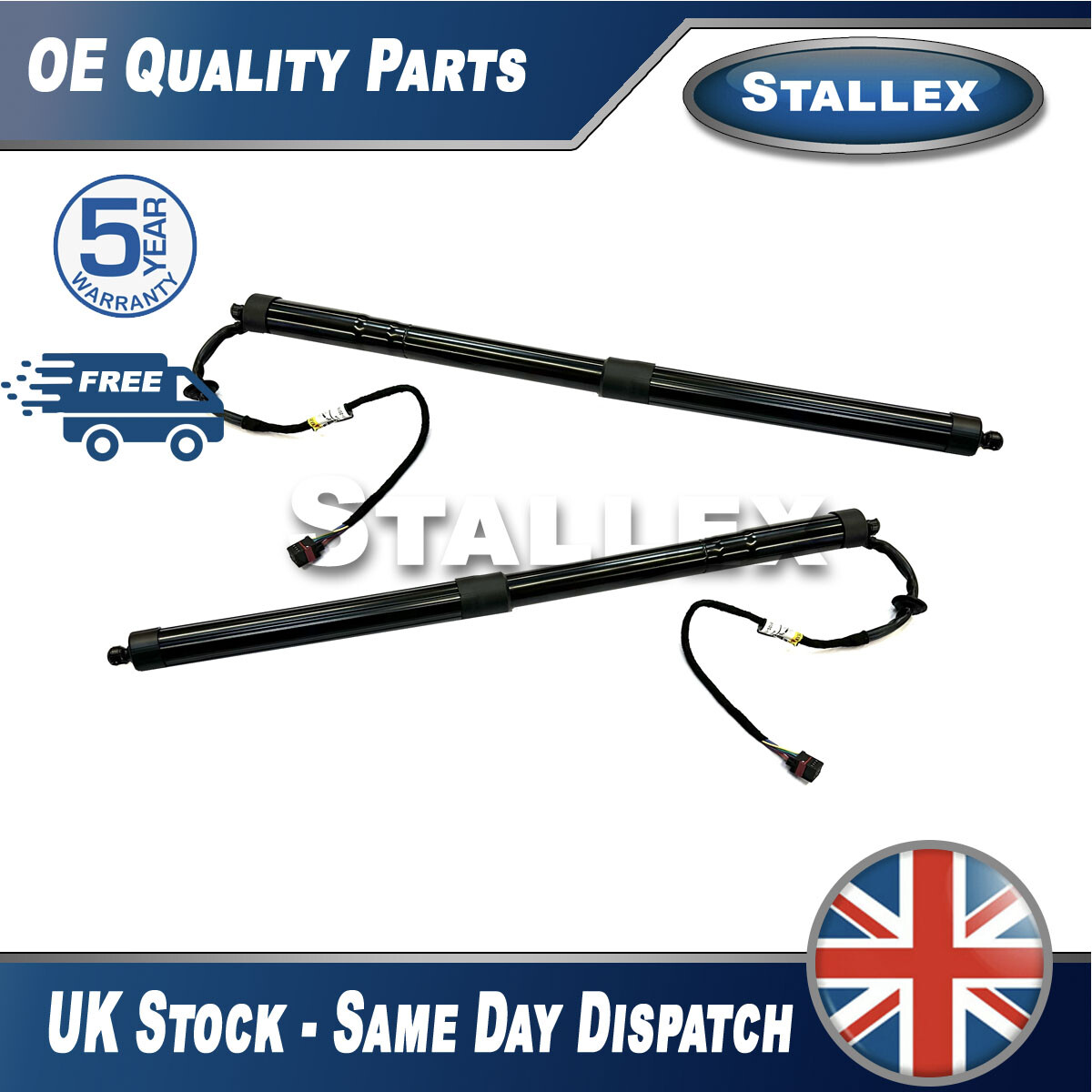 Fits Land Rover Range Evoque Pair of Electric Tailgate Struts Stallex ...