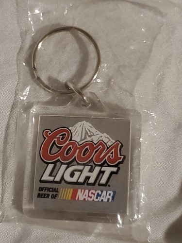 NEW COORS LIGHT OFFICIAL BEER OF NASCAR KEY CHAIN | eBay