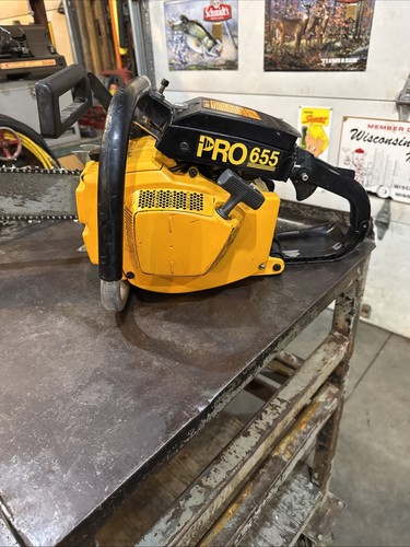 Poulan 655 pro vintage chain saw collectable | eBay