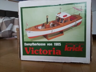 RC-Dampfmodellschiff "Victoria" oh. Dampfmaschine von Krick | eBay