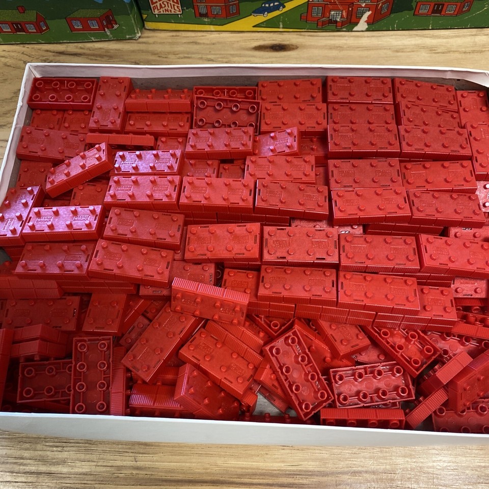 American Plastic Bricks By Elgo Set no. 71 X2 60/1-P X3 With Original ...