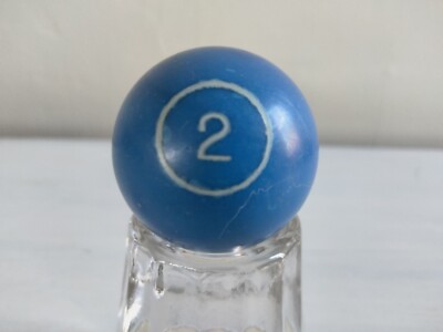VINTAGE 1972 MILTON BRADLEY Pivot Pool Tabletop Game Part: BLUE SOLID 2 ...