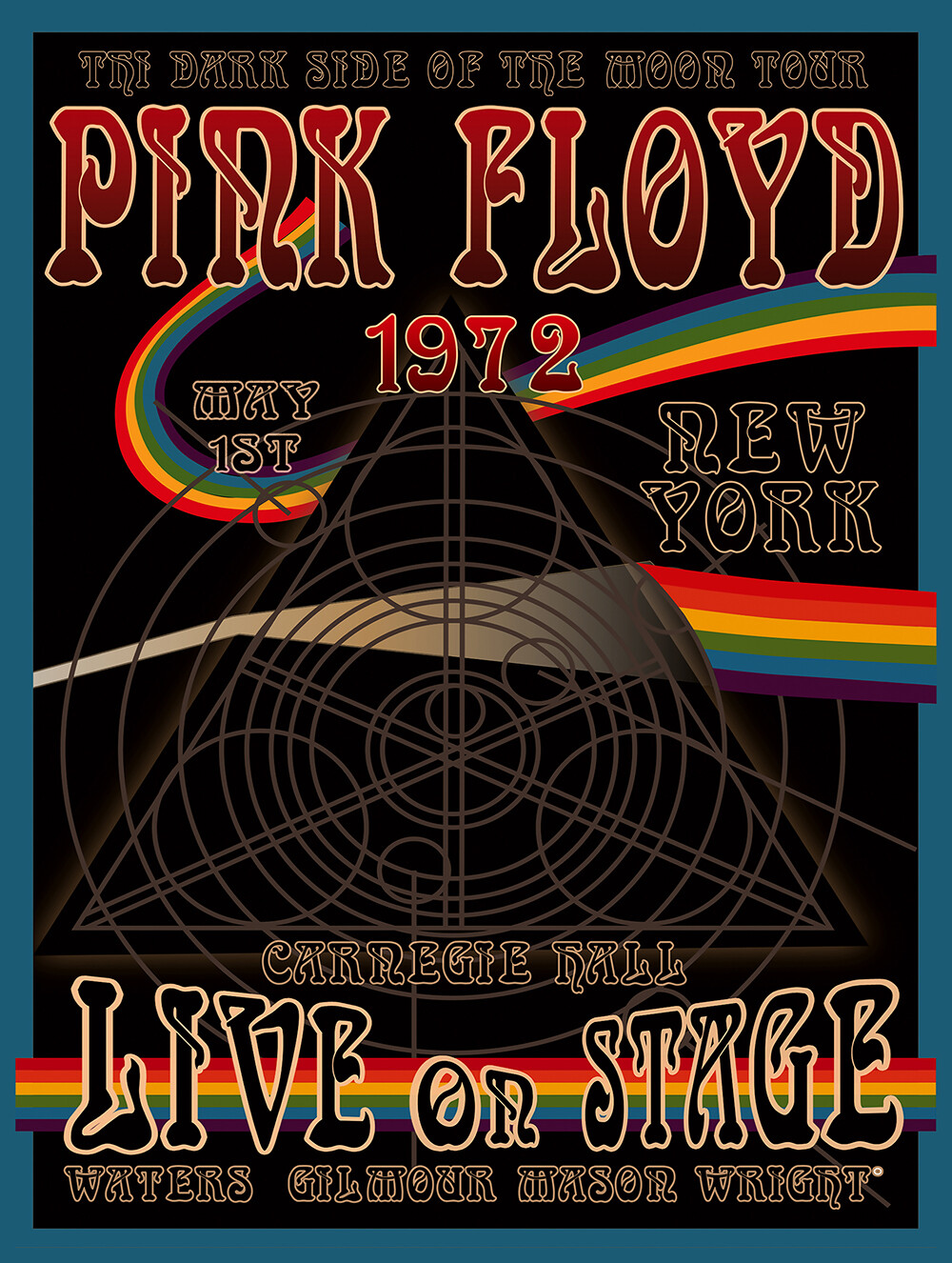 Pink Floyd Concert Poster