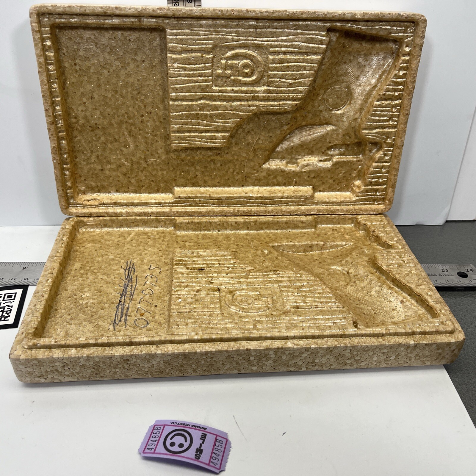 Vintage Colt Styrofoam Foam OEM Factory Box insert 4858 | eBay