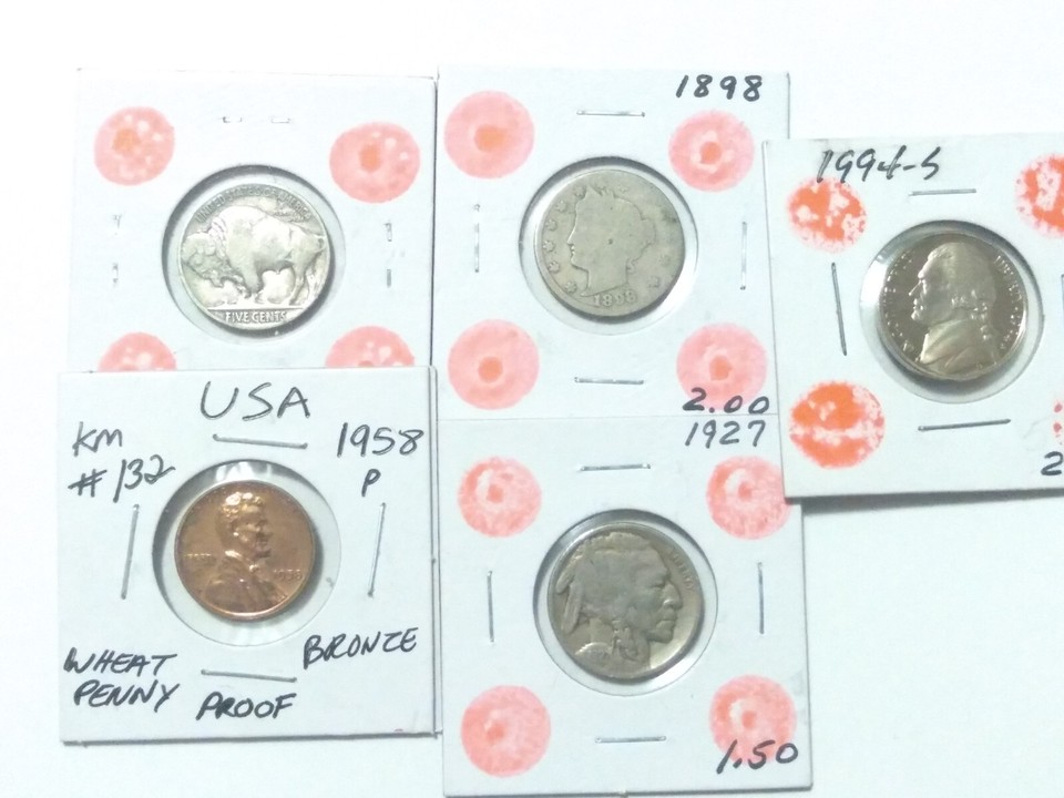 USA Coins 35 Randomly Selected Coins Various Conditions Silver Coin ...