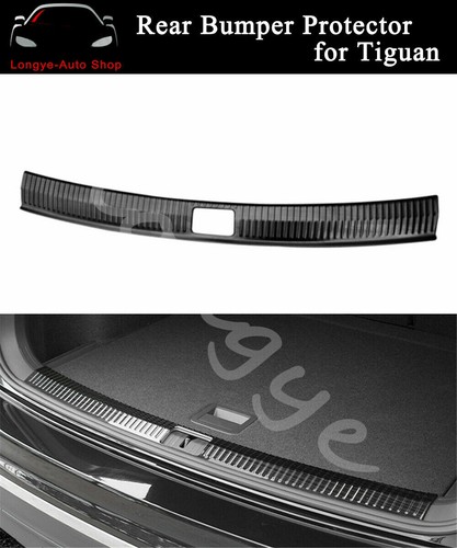 Rear Bumper Plate Mouldings Fits For VW Tiguan 2017-2020 Cover Sill ...