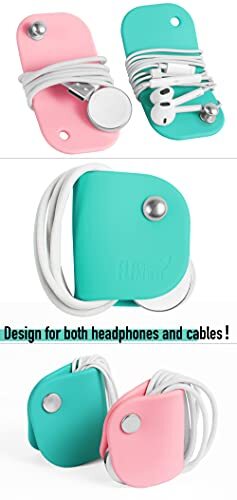 Cord Organizer Earbud Holder Earphones Headphones Winder Keeper Earbuds ...