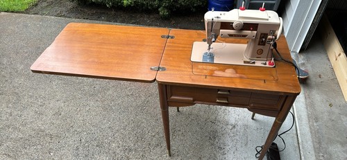 Vintage Singer Model 401A Slant-O-Matic Sewing Machine Working Fine | eBay
