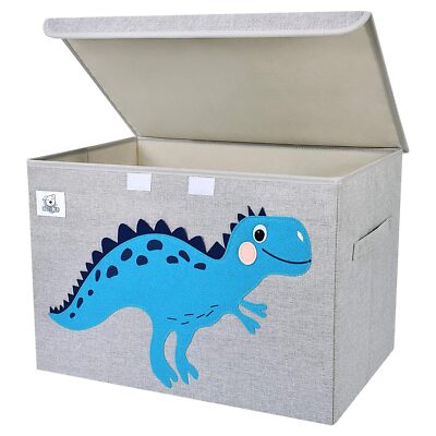 CLCROBD Foldable Large Kids Toy Chest with Flip-Top Lid, Collapsible ...
