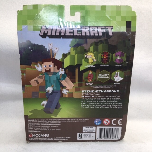 Mojang Mattel Minecraft Steve With Arrows Figure Set Series 4 | eBay
