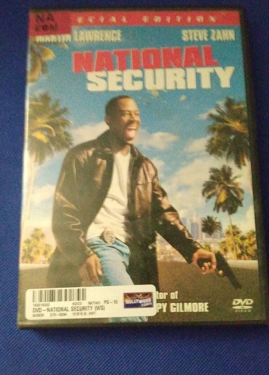 National Security DVD 2003 Special Edition Martin Lawrence Movie ...