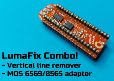 LumaFix64 Combo edition SMD version for Commodore 64 C64 - MOS 6569 MOS ...