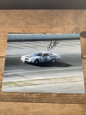 Signed Buddy Baker NASCAR Reprinted Photo, Vintage, Authentic Autograph ...