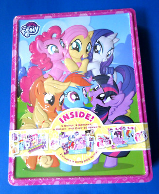 MY LITTLE PONY COLLECTOR'S TIN Hasbro Books, Posters Markers, Sickers ...