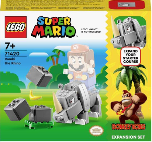 LEGO Super Mario™ Rambi The Rhino Expansion Set # 71420 5702017415727 ...