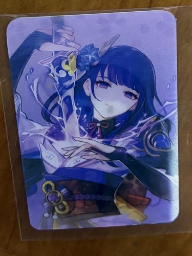 Genshin Minini Raiden Shogun Bonus Card Lenty Novelty | eBay