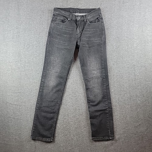 Levis 511 Jeans Mens 29x30 Black Slim Fit Mid Rise Tapered Leg Faded ...
