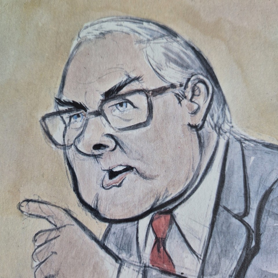 TIM HOLDER CARICATURE- James 'Jim' Callaghan- A Rare Find | eBay