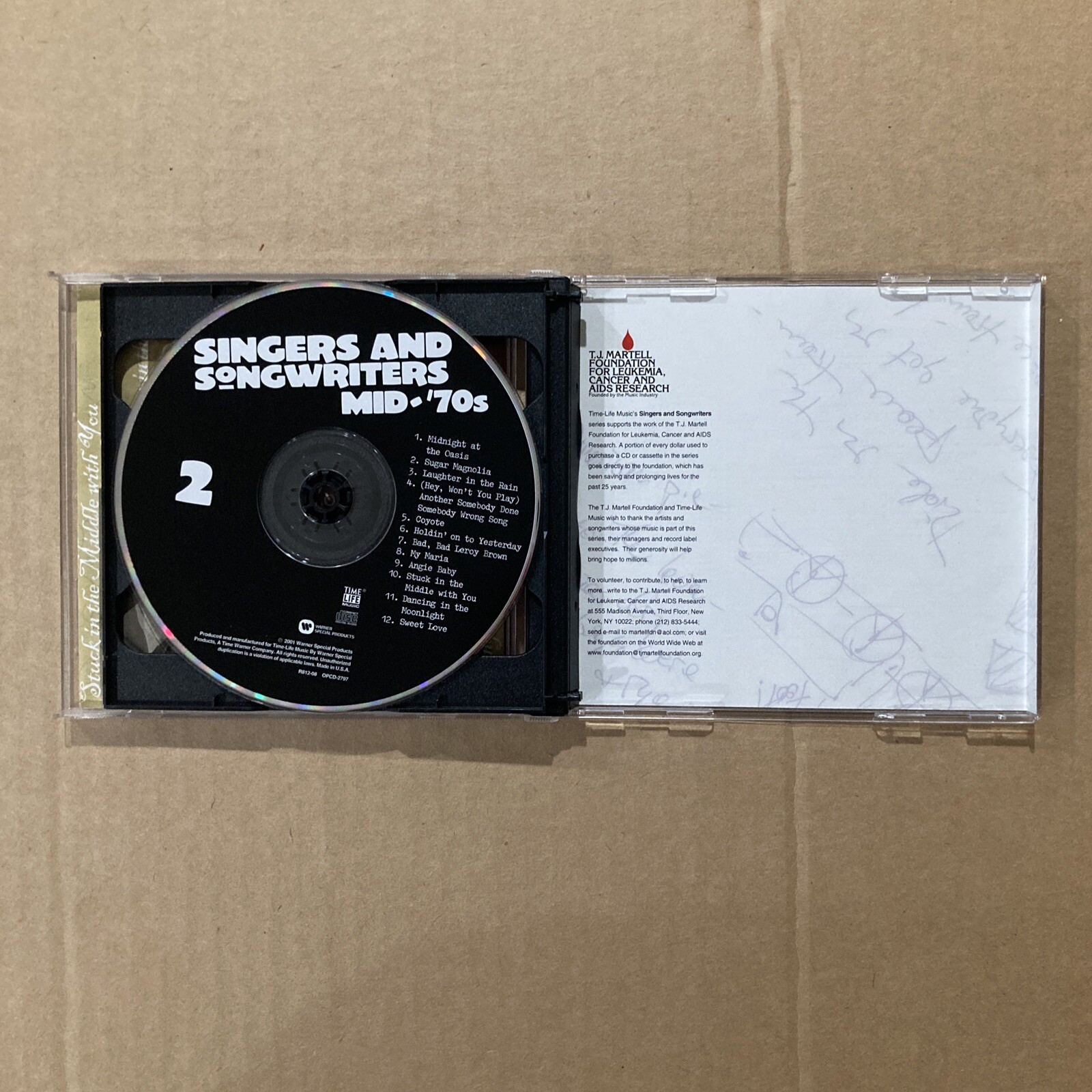 Time Life Singers and Songwriters Mid 70s CD 2 Disc Set 24 Tracks for ...