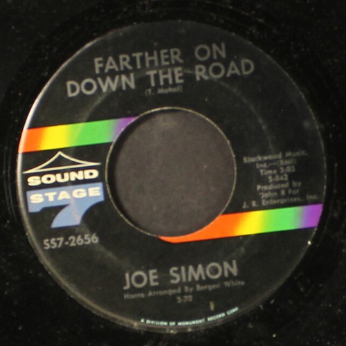 JOE SIMON: farther on down the road / wounded man SOUND STAGE 7 7 ...