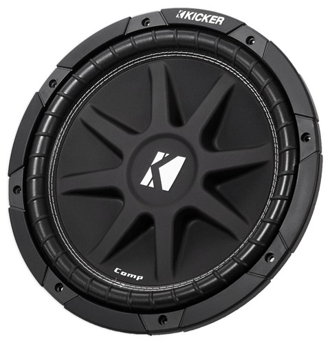 KICKER 43C124 Comp 12" 300 Watt SVC 4-Ohm Car Audio Subwoofer Sub ...