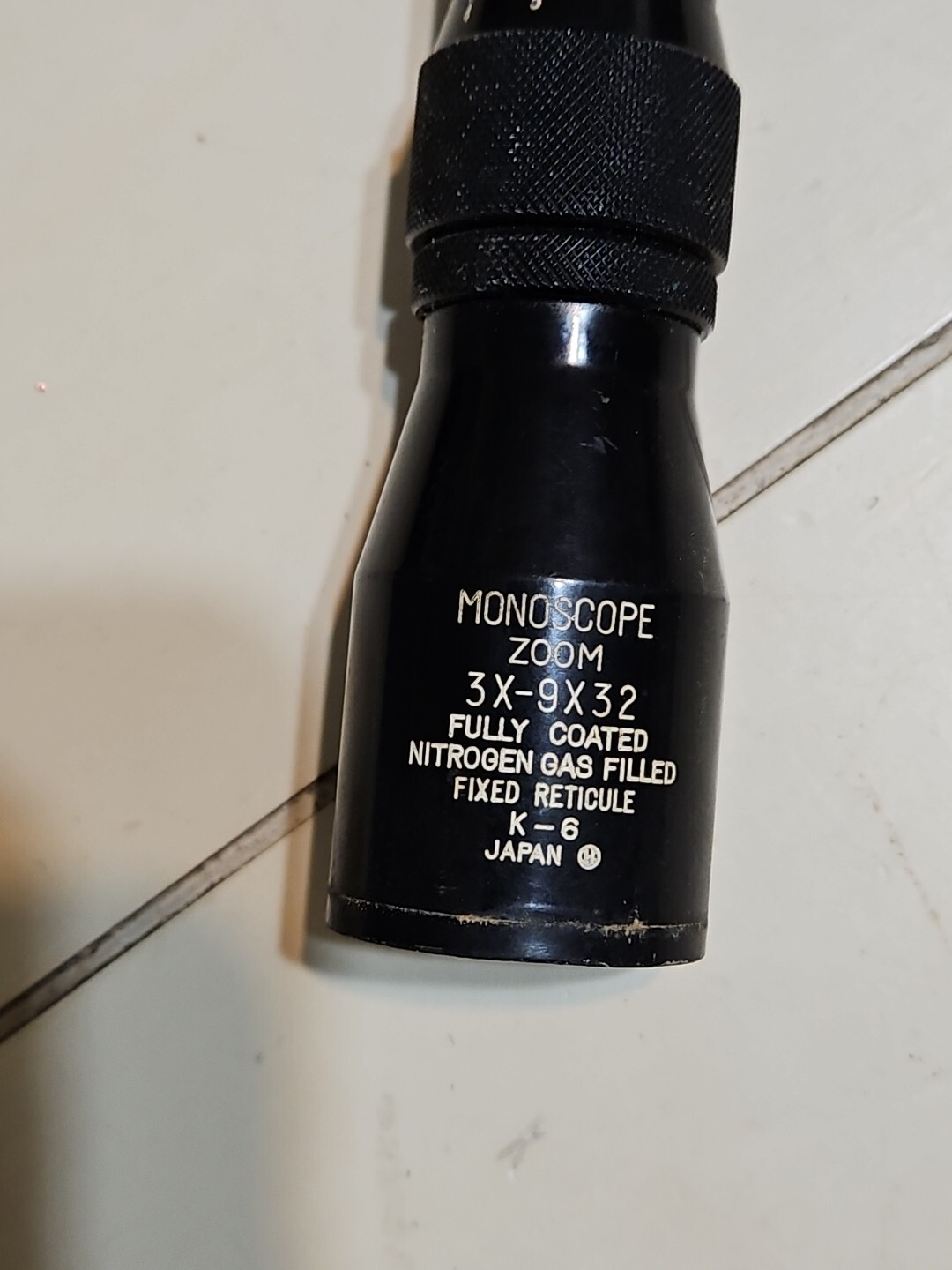 VINTAGE MONOSCOPE 3-9X FIXED RETICULES NITRO GAS FILLED Works Great Ex ...